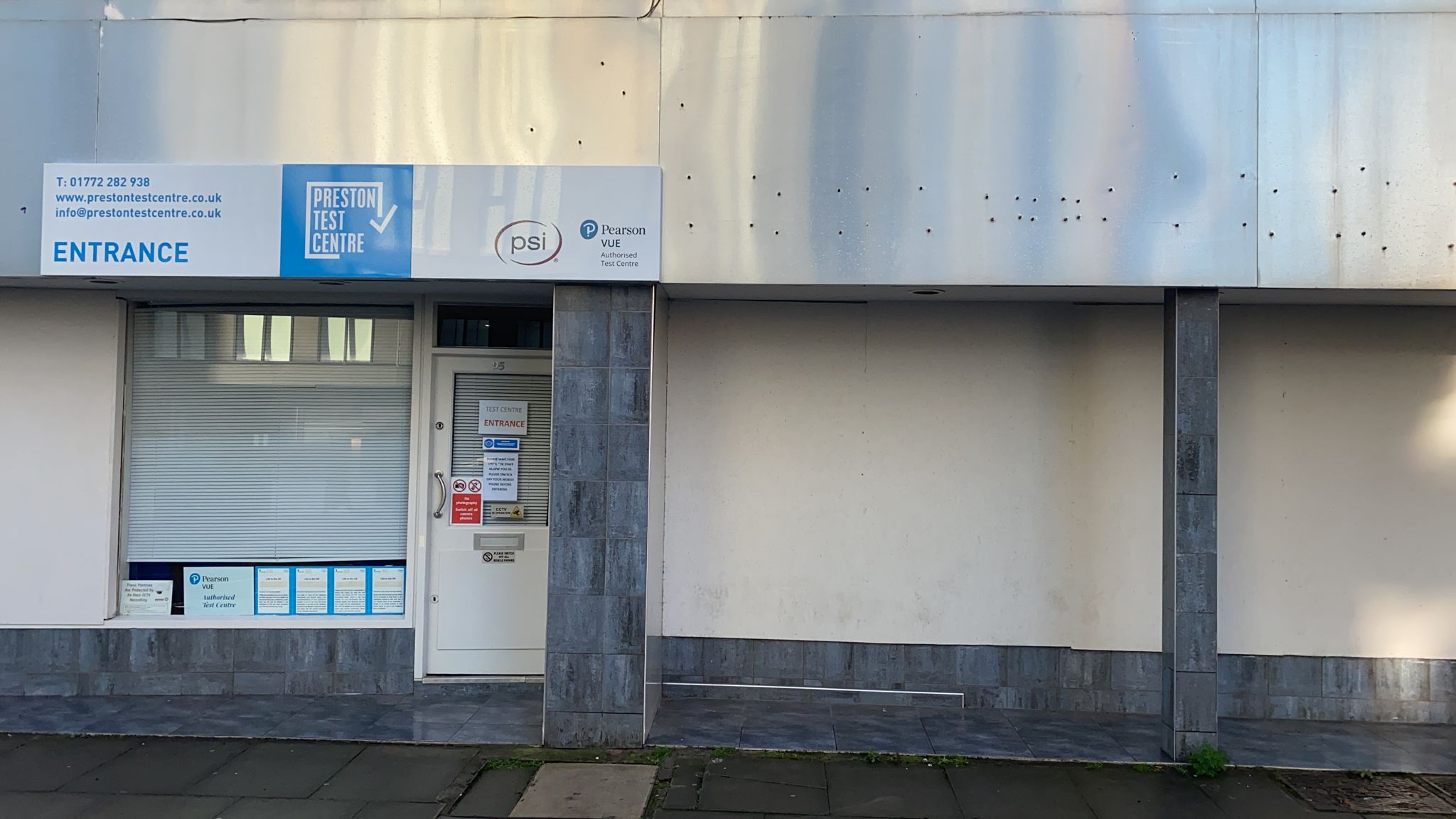 Contact us – Preston Test Centre